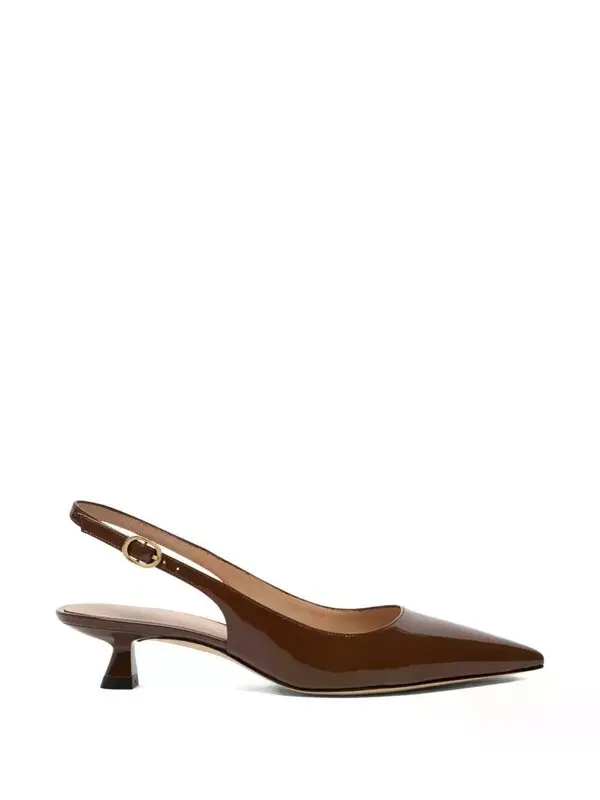 STUART WEITZMAN Sculpt Pointed Sling-back Pumps