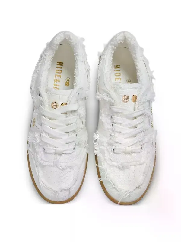 HIDE&JACK Shaggy Frayed Sneakers