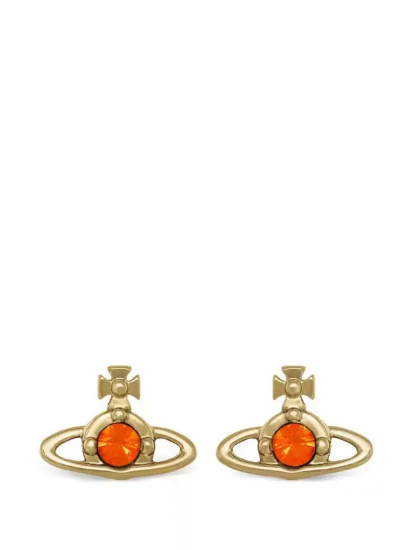 VIVIENNE WESTWOOD Orb Crystal Stud Earrings - Gold