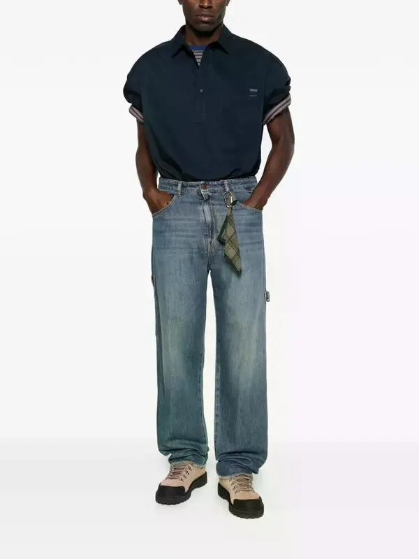 DARKPARK Frayed Jeans - Blue