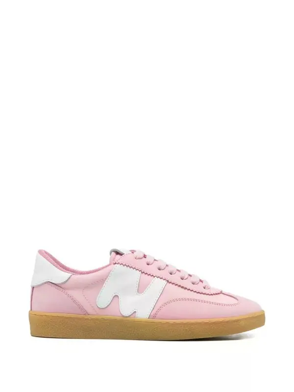 MSGM Calf Leather Logo Sneakers