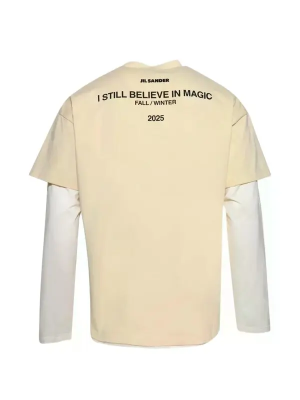 JIL SANDER Layered T-shirt - Neutrals