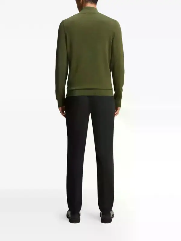 Hugo Zip-up Cotton Jacket - Green