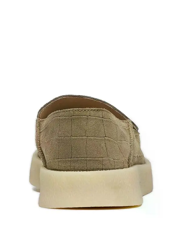HIDE&JACK Crocodile-effect Slip-on Sneakers - Green