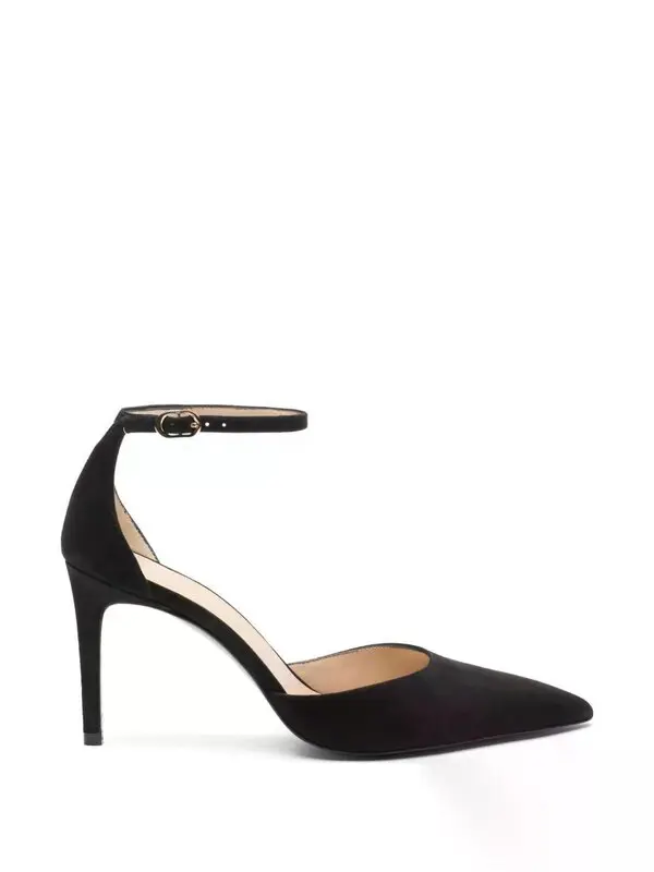 STUART WEITZMAN 85mm Ankle-strap Pointed Pumps