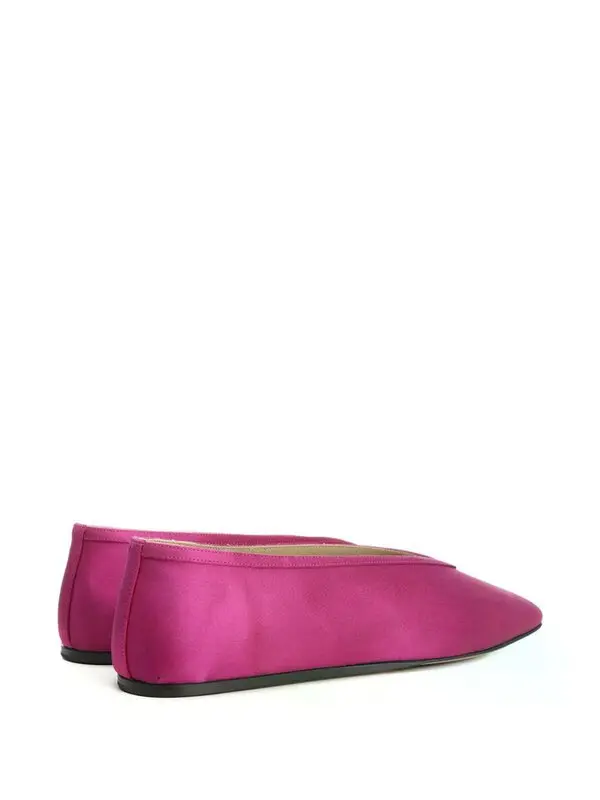 Le Monde Beryl Luna Satin Ballet Flats - Pink