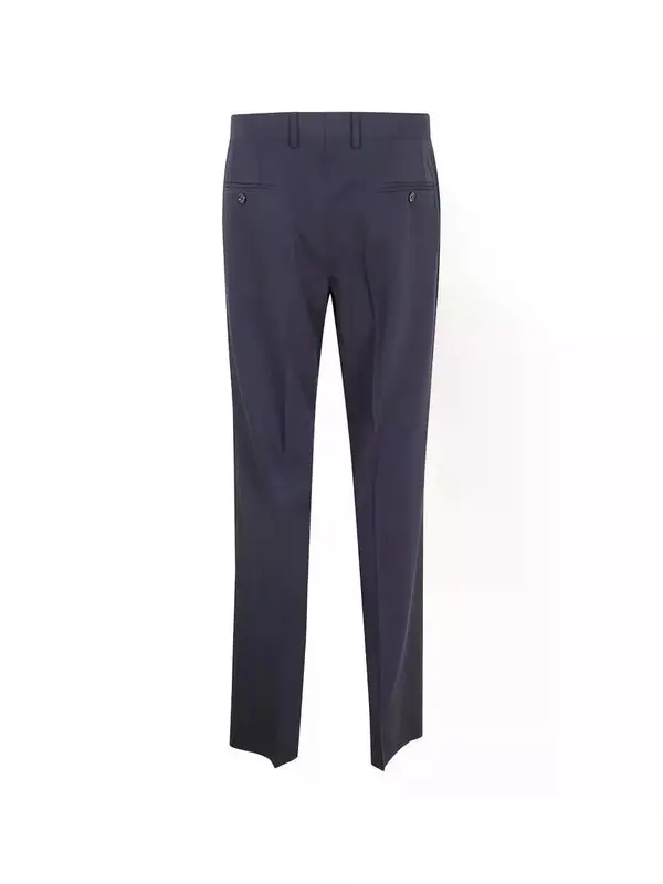 LARDINI Belt Loops Trousers - Blue
