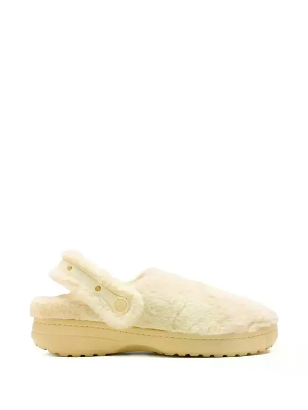 CROCS Furry Mules - Neutrals
