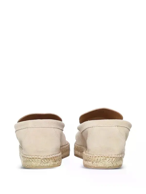 Eleventy Leather Espadrilles