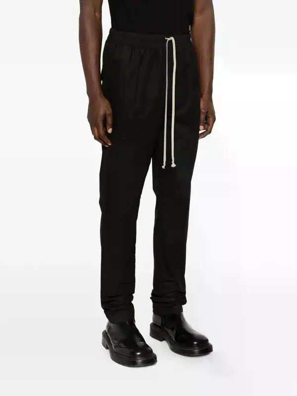 Rick Owens Drawstring Track Pants - Black