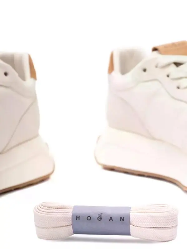 Hogan H641 Logo-detail Sneakers - Neutrals