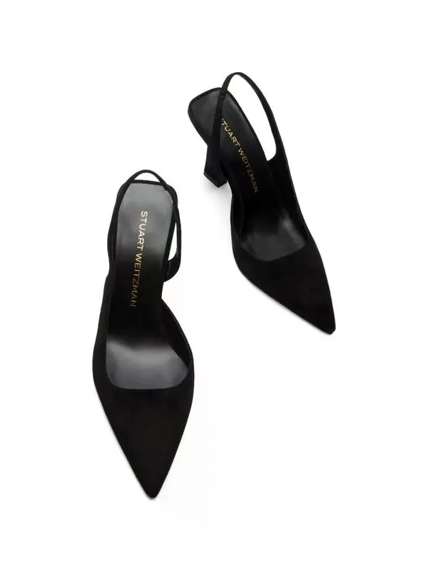 STUART WEITZMAN Vinnie Pointed D'orsay Slingback Pumps
