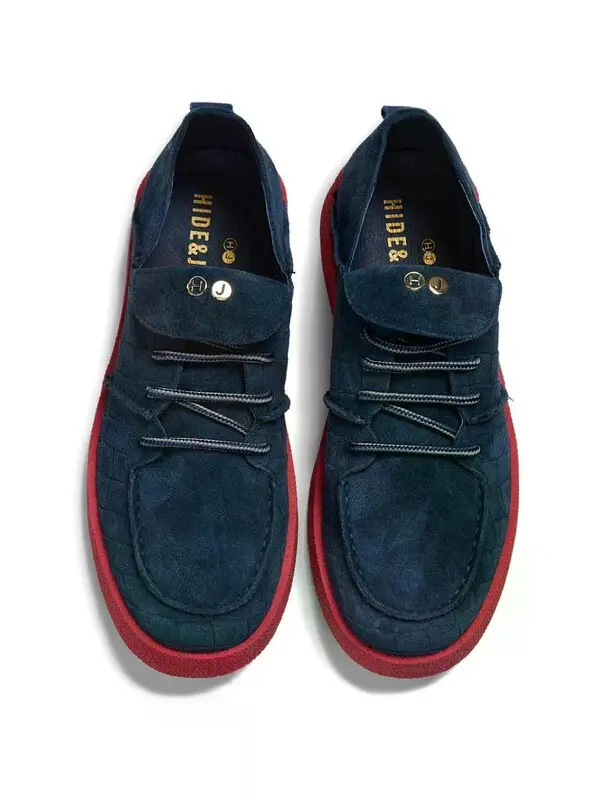 HIDE&JACK Textured Platform Sneakers