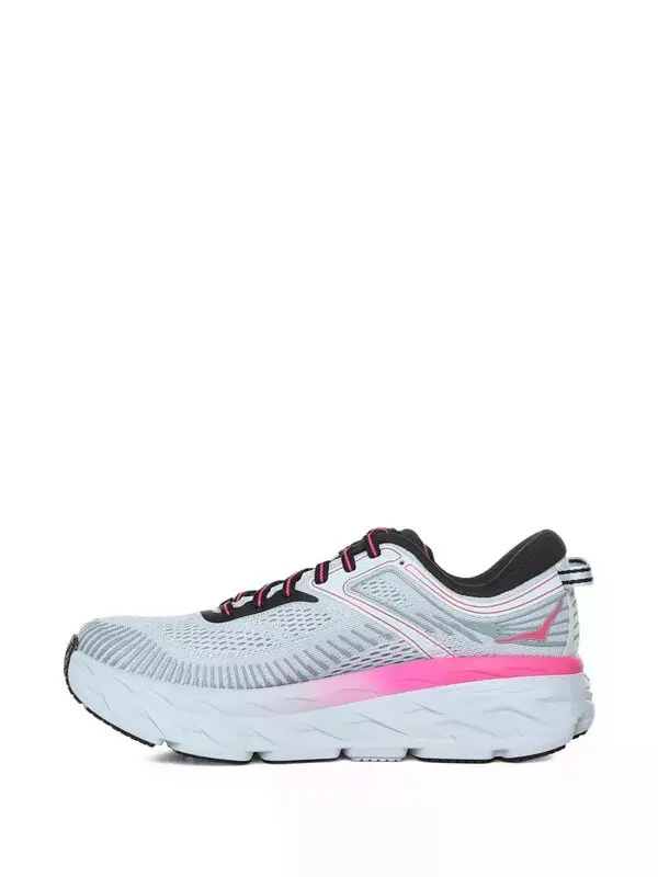 HOKA® Striped Sneakers - Grey