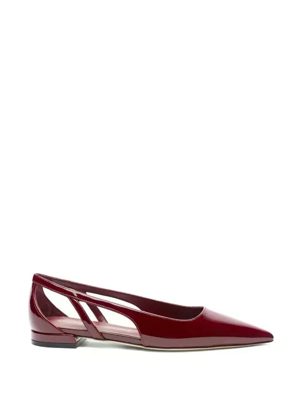 STUART WEITZMAN Cut-out Ballet Flats