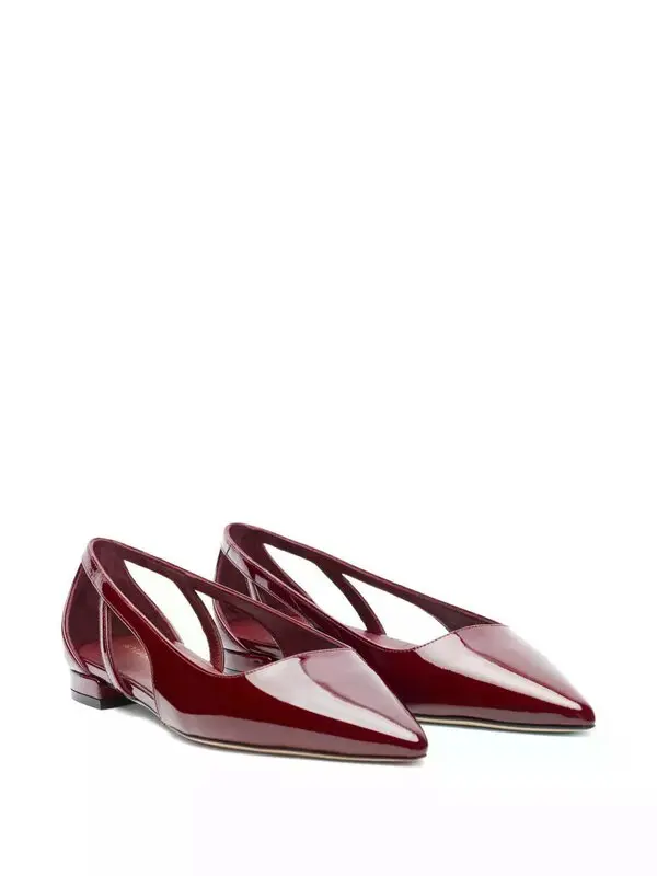 STUART WEITZMAN Cut-out Ballet Flats