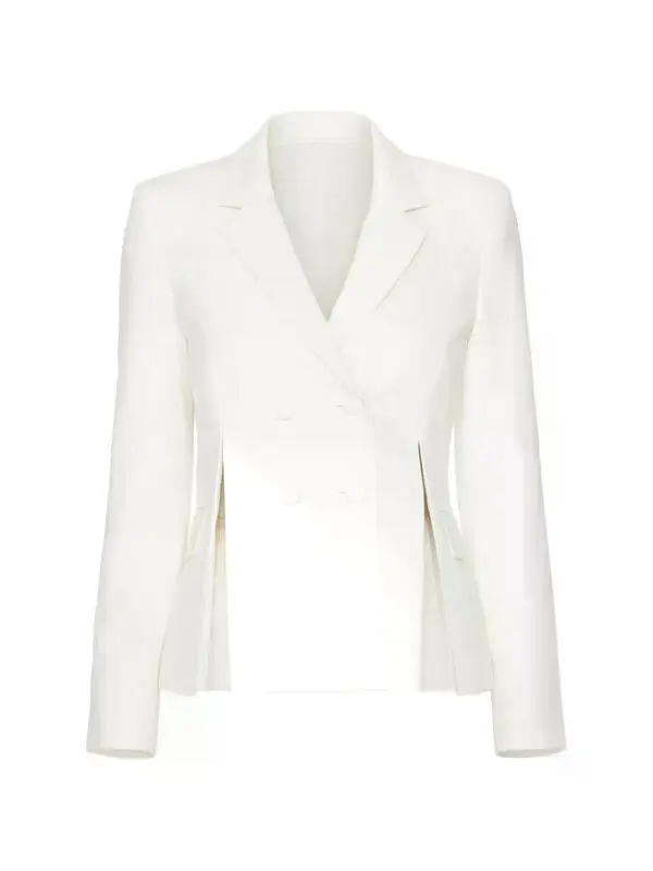 Alexis Joaquin Double-breasted Blazer - White