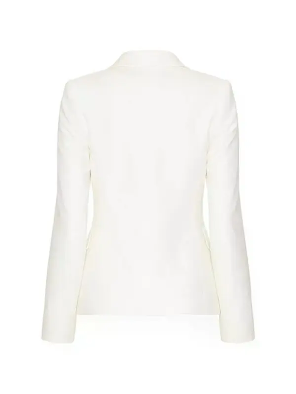 Alexis Joaquin Double-breasted Blazer - White