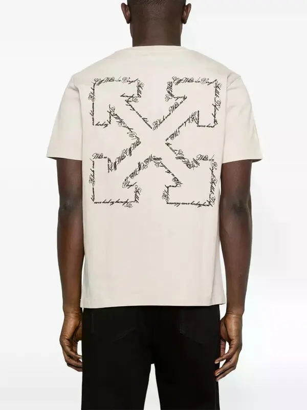 Off-White Printed T-shirt - Neutrals