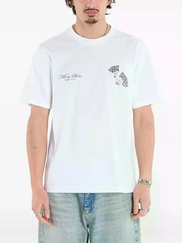Filling Pieces Broken Plate T-shirt - White