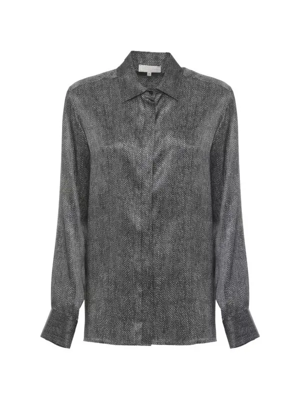 Antonelli Firenze Herringbone Button Shirt