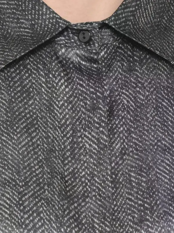 Antonelli Firenze Herringbone Button Shirt