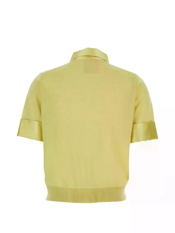SEMICOUTURE Buttoned Collar Polo Shirt