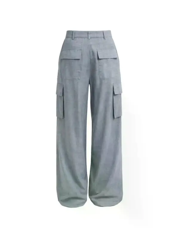 Tibi Pleated Wool Trousers