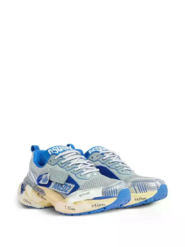 Dsquared2 Faster" Lace-up Sneakers - Grey