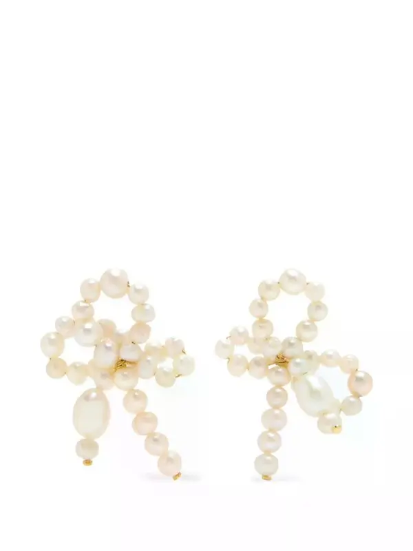 Completedworks Pearl-embellished Earrings - Gold