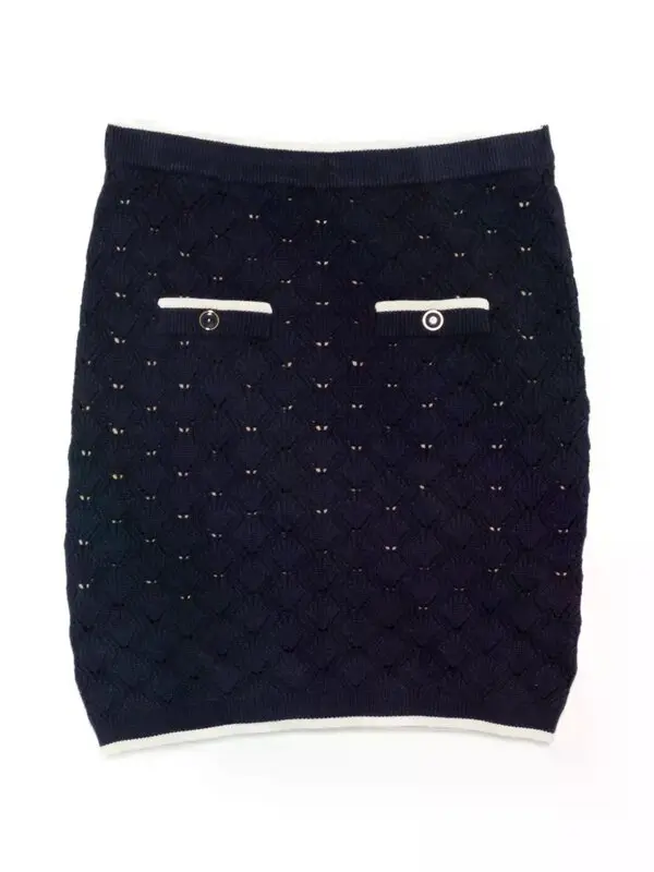 TWINSET Short Jacquard-knit Skirt