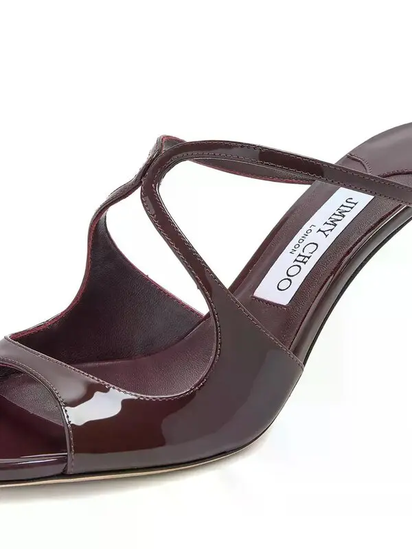JIMMY CHOO Anise Leather Heeled Sandals