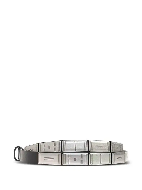 LEMAIRE Rectangle-buckle Leather Belt