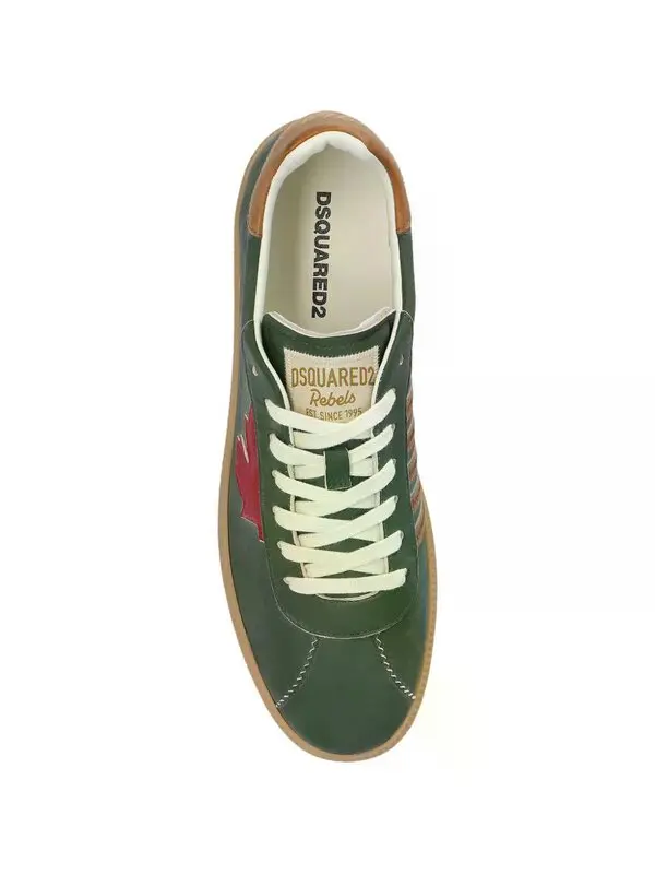 Dsquared2 Rebels Lace-up Fastening Sneakers - Green