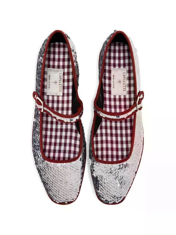 CAPULETTE Bambinetta Pietra Ballet Flats - Silver