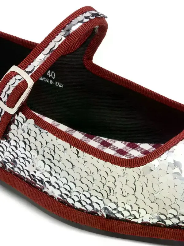 CAPULETTE Bambinetta Pietra Ballet Flats - Silver