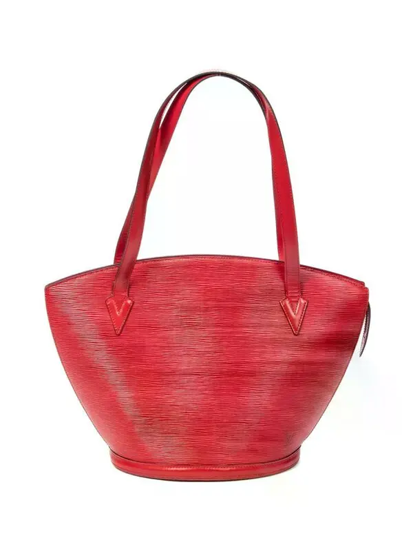 LOUIS VUITTON 1996 Gm Saint Jacques Tote Bag - Red