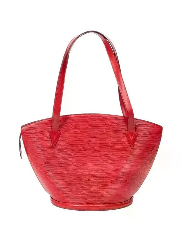 LOUIS VUITTON 1996 Gm Saint Jacques Tote Bag - Red