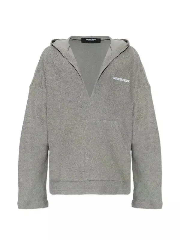 Dsquared2 Hooded V-neck Pullover
