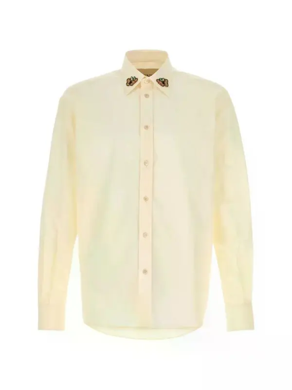 Valentino Garavani Cream Poplin Shirt - Neutrals