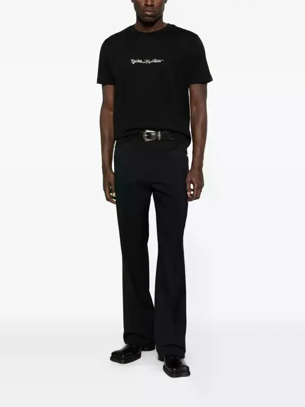 Off-White Script Arrow Embroidered T-shirt