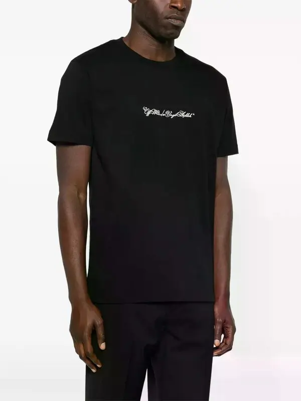 Off-White Script Arrow Embroidered T-shirt