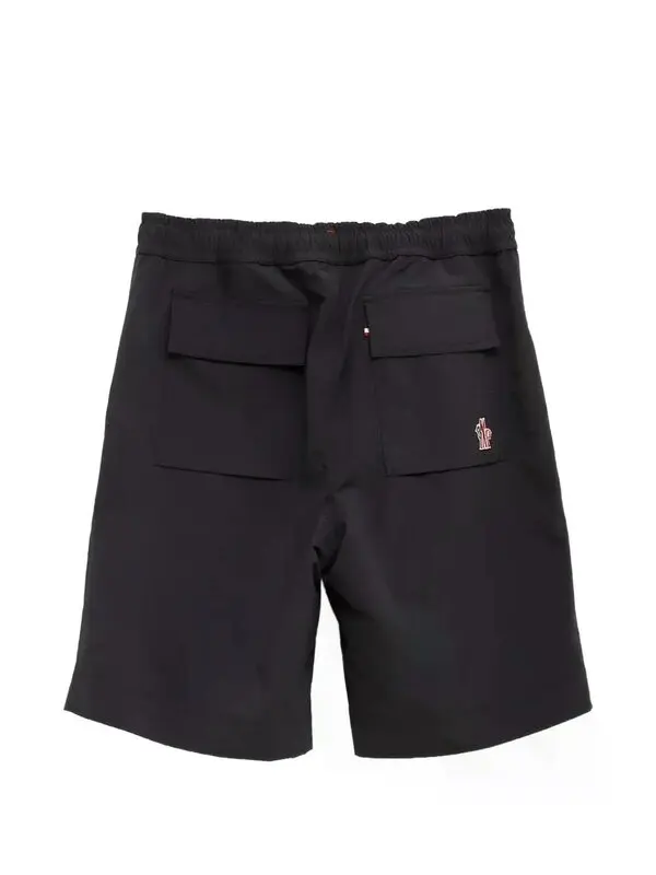 Moncler Elasticated Drawstring Shorts - Black