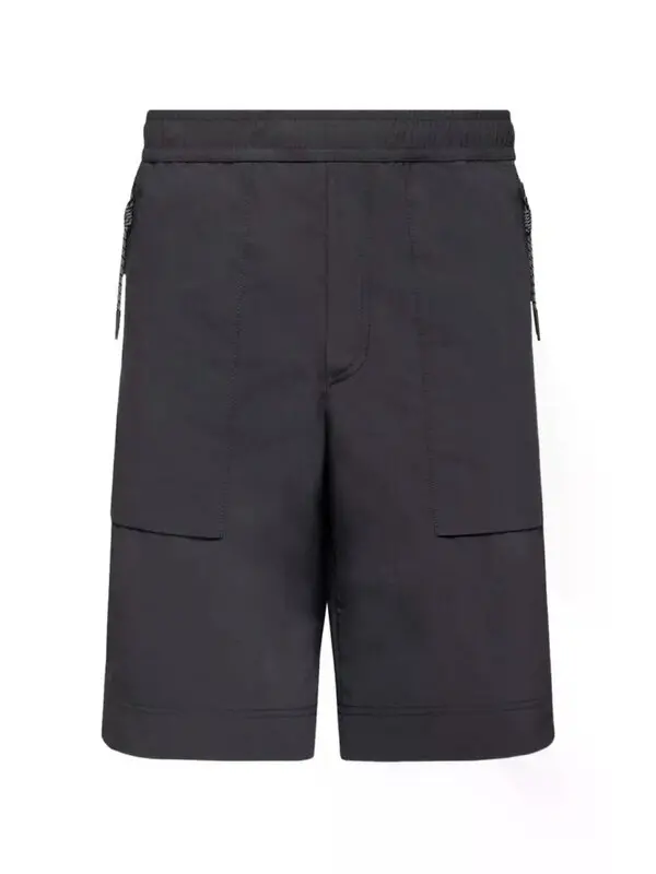Moncler Elasticated Drawstring Shorts - Black