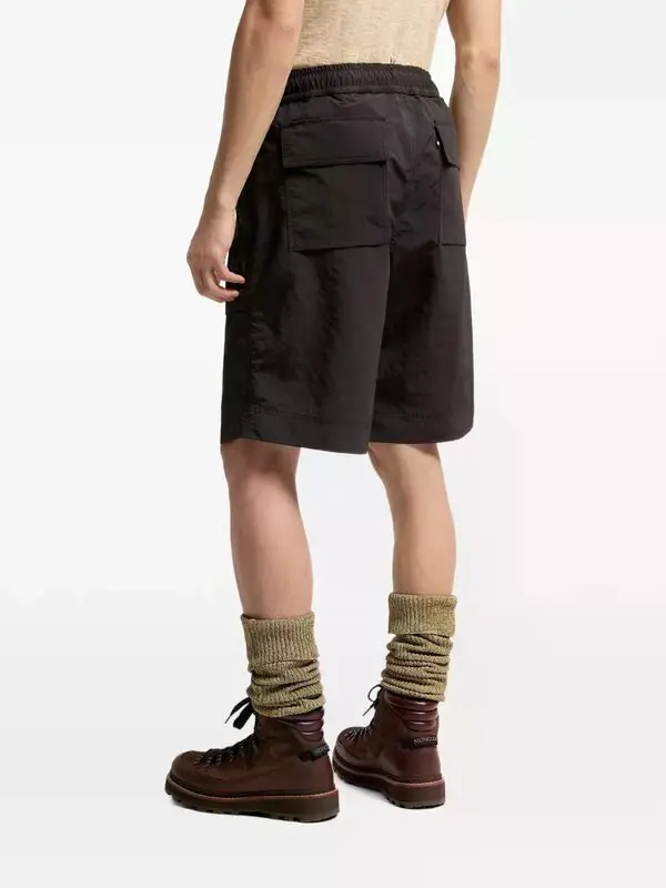 Moncler Elasticated Drawstring Shorts - Black