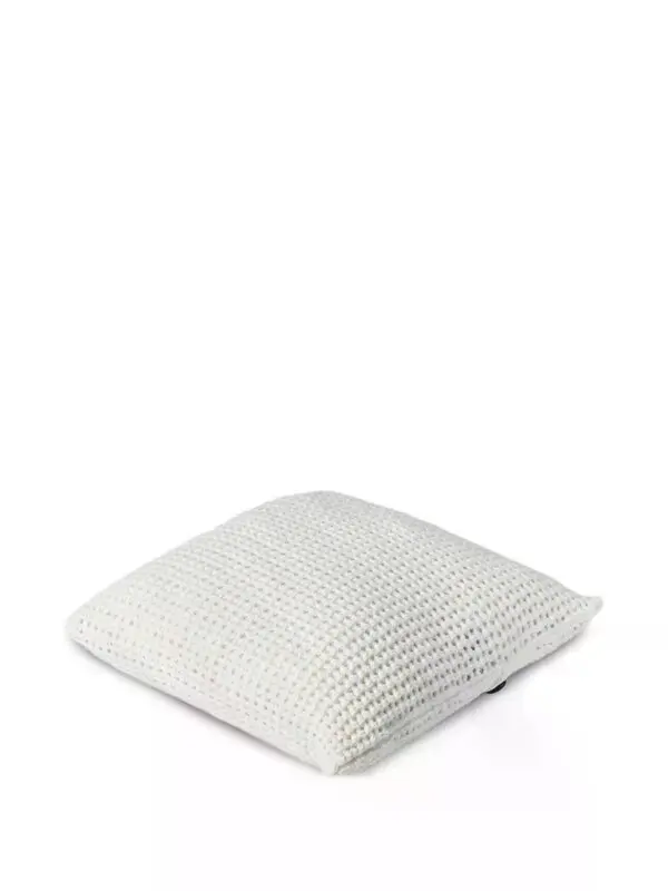 Brunello Cucinelli Buttoned Knit Cushion Pillow