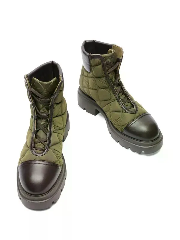 STUART WEITZMAN Hudson Quilted Combat Boots