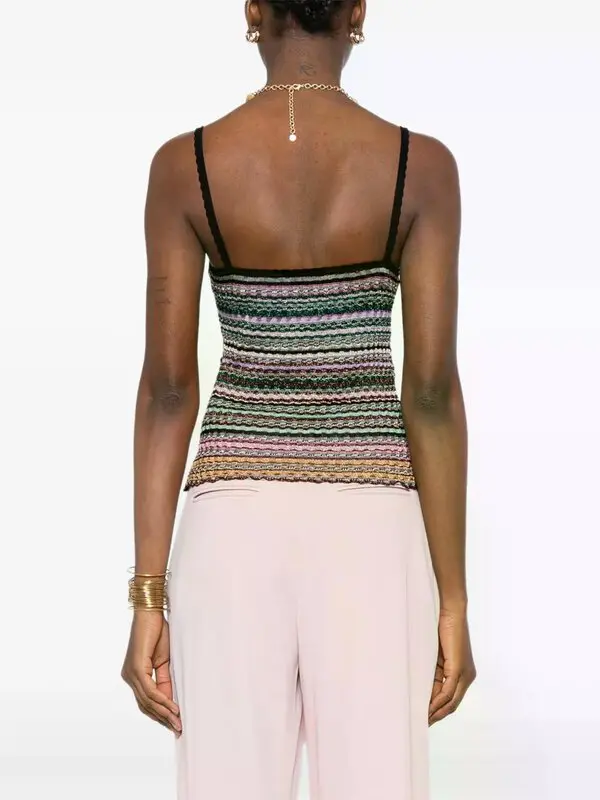 Missoni Striped Wrap Tank Top