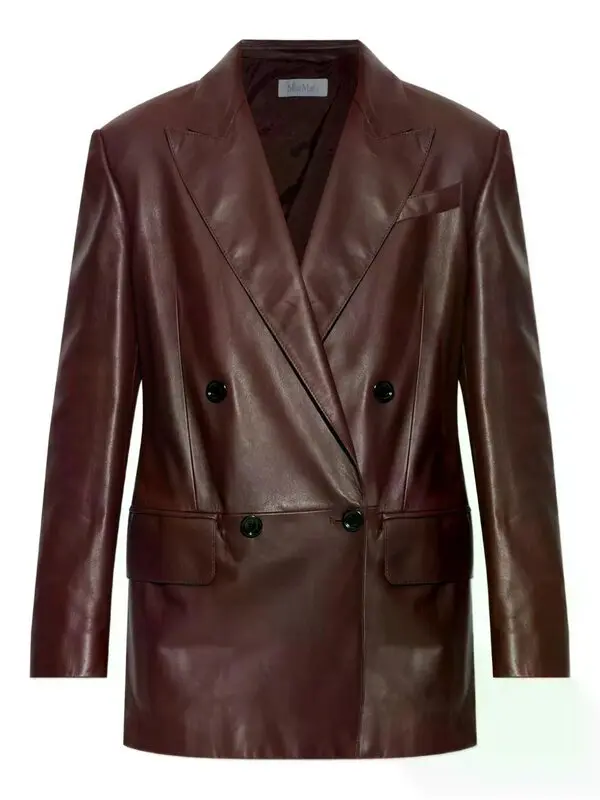 Max Mara Olimpia Leather Jacket