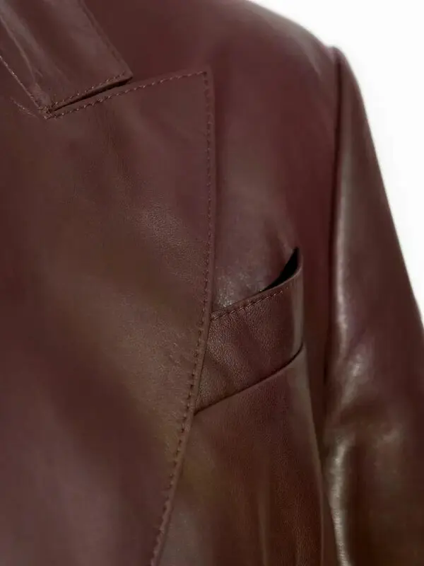 Max Mara Olimpia Leather Jacket